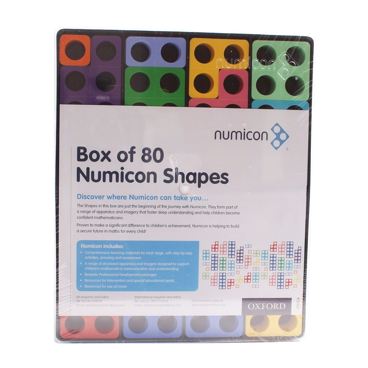 Box of 80 Numicon Shapes – 베이블 에듀
